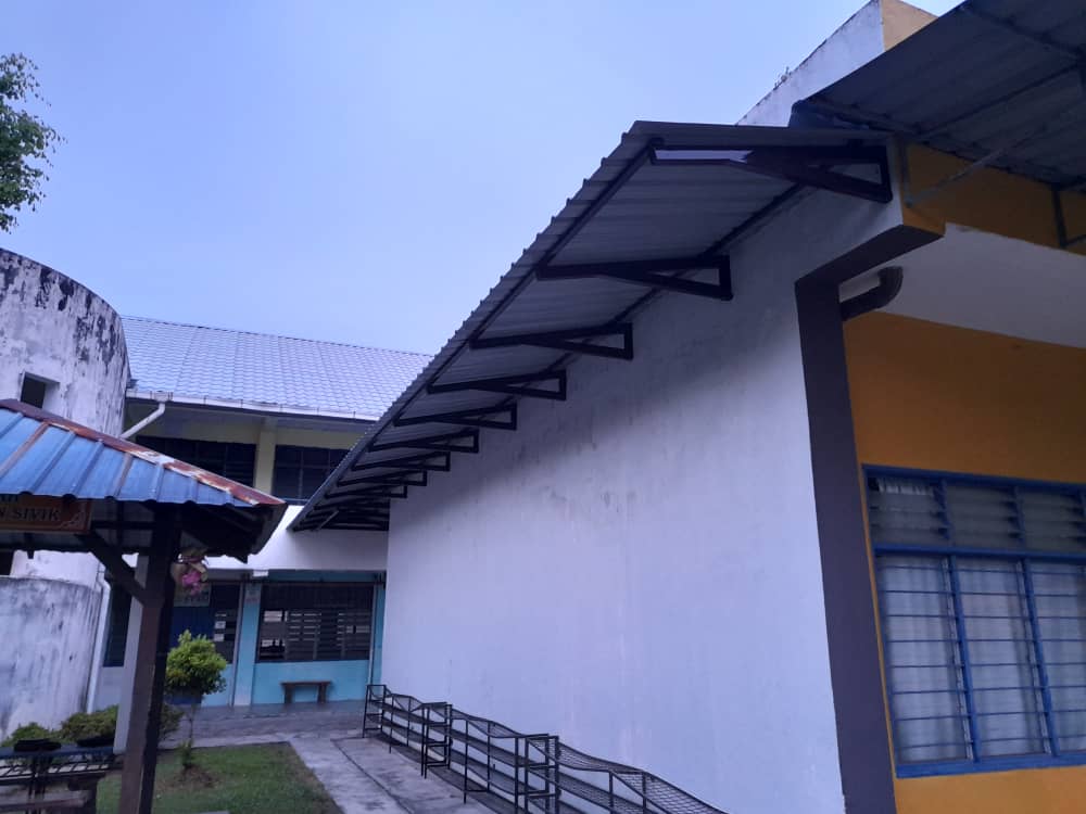 AWNING PAGOLA DAN GRILL : Nilai : Memasang Lantai Platform Besi dan ...