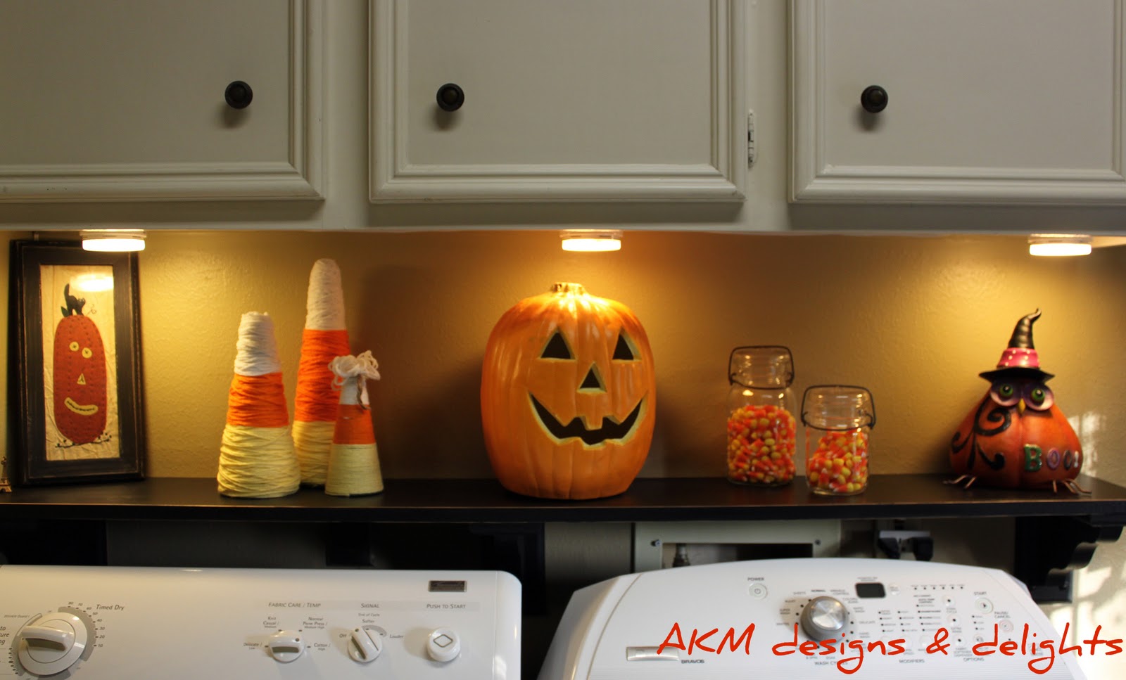 AKM designs and delights: Touches of Halloween - The Laundry Room