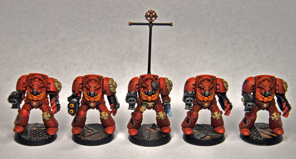 Realms of Miniatures: Space Hulk - 2nd edition - Blood Angels Terminators