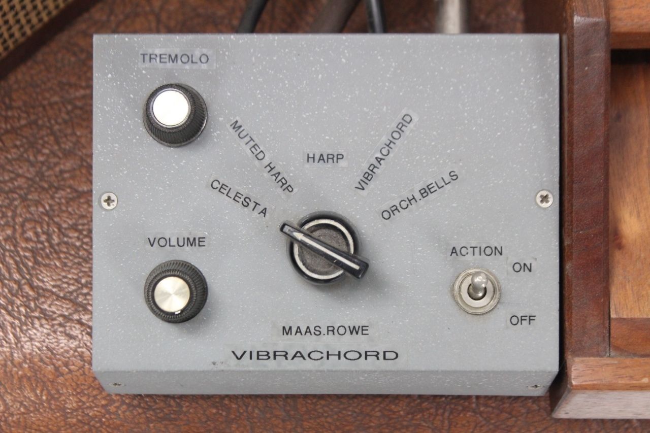 MATRIXSYNTH: Rare Vintage Maas-Rowe Vibrachord Electronic Carillon Keyboard