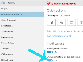 Logeshwaran.org: Show App Notification on Lockscreen in Windows 10 ...