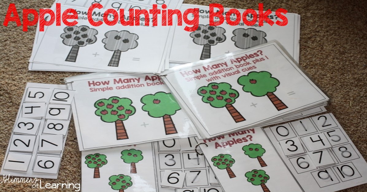 Fall Interactive Counting Books - Glimmers of Learning