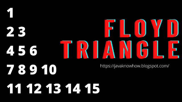 Program To Print Floyd s Triangle In Java Java And Python Tutorial Program To Print Floyd s Triangle In Java Java And Python Tutorial