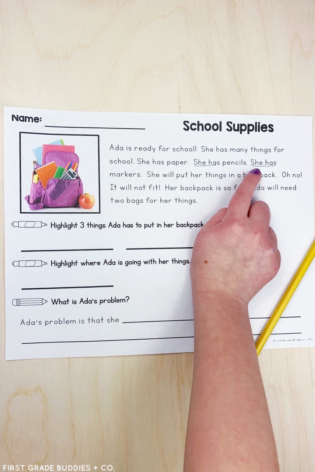 Text Evidence in the Primary Grades | First Grade Buddies