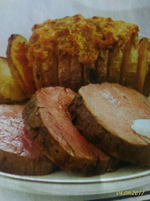 Classic Beef Tenderloin with Crispy Baked Potato Fans