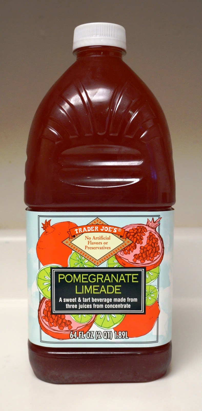 Exploring Trader Joe's: Trader Joe's Pomegranate Limeade