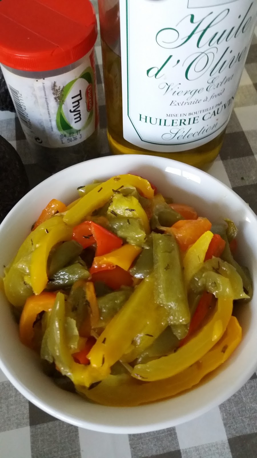 FloViCook: Poivrons confits à l'huile d'olive