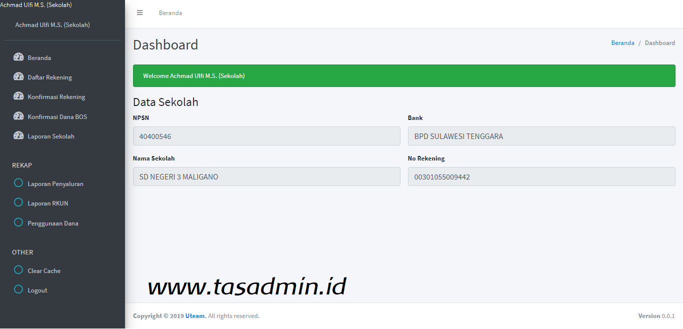 CARA LAPOR DANA BOS ONLINE LOGIN SSO DAPODIK - tasADMIN