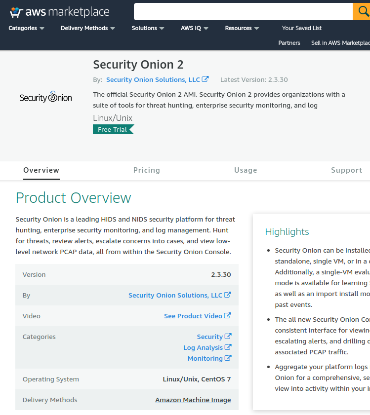 Security Onion: Official Security Onion AMI now available in AWS ...