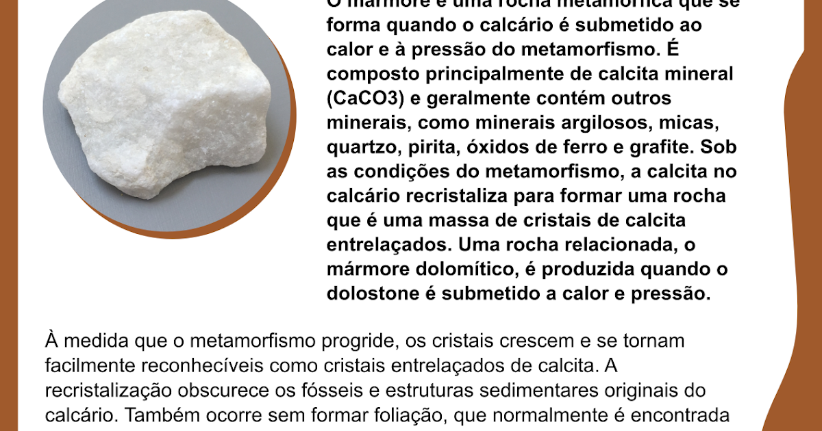 Mármore ~ Geologia sem Fronteiras