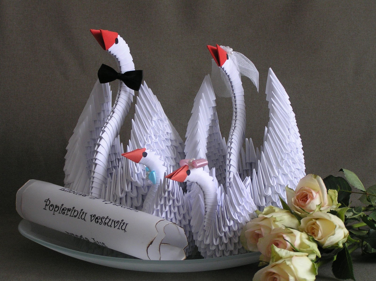 Rytų gėlė: Modulinis origami