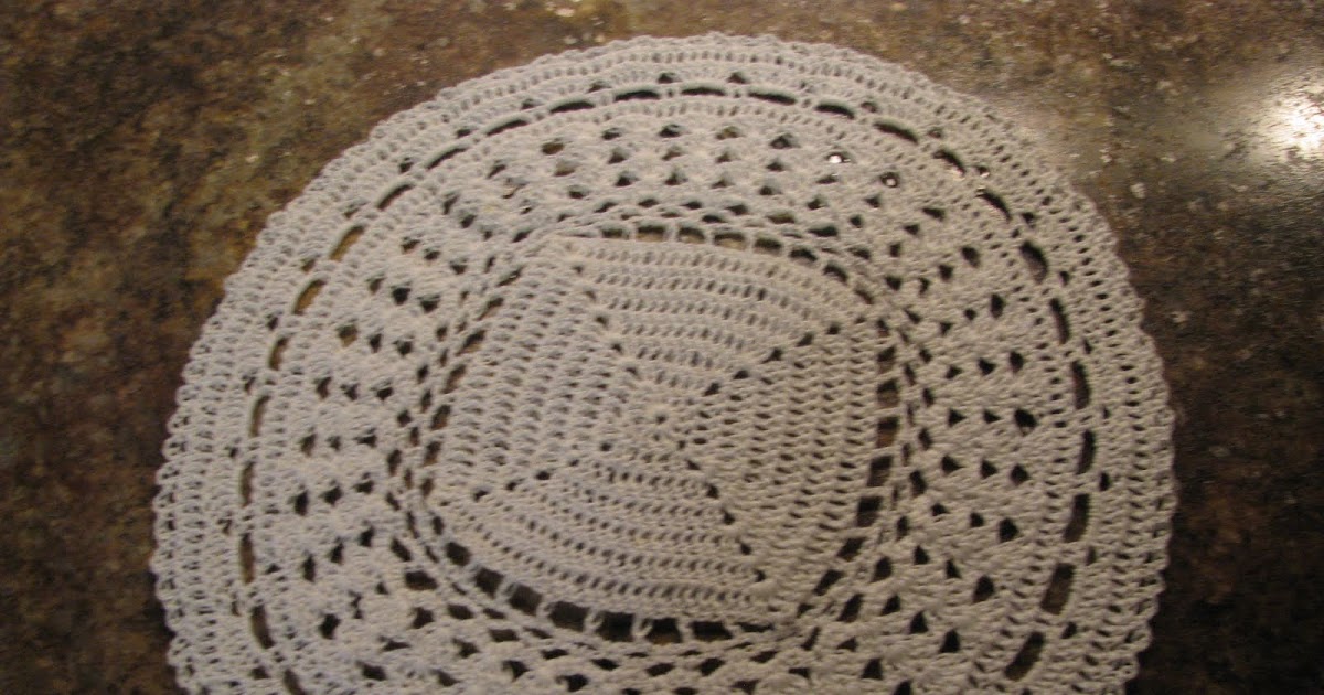 Crochet Galore: Around A Square Doily - Free Pattern