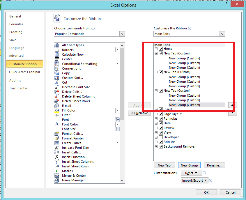 Knowledge Maker Customize The Ribbon In Excel 2010 Part 05 Reset Knowledge Maker Customize The Ribbon In Excel 2010 Part 05 Reset