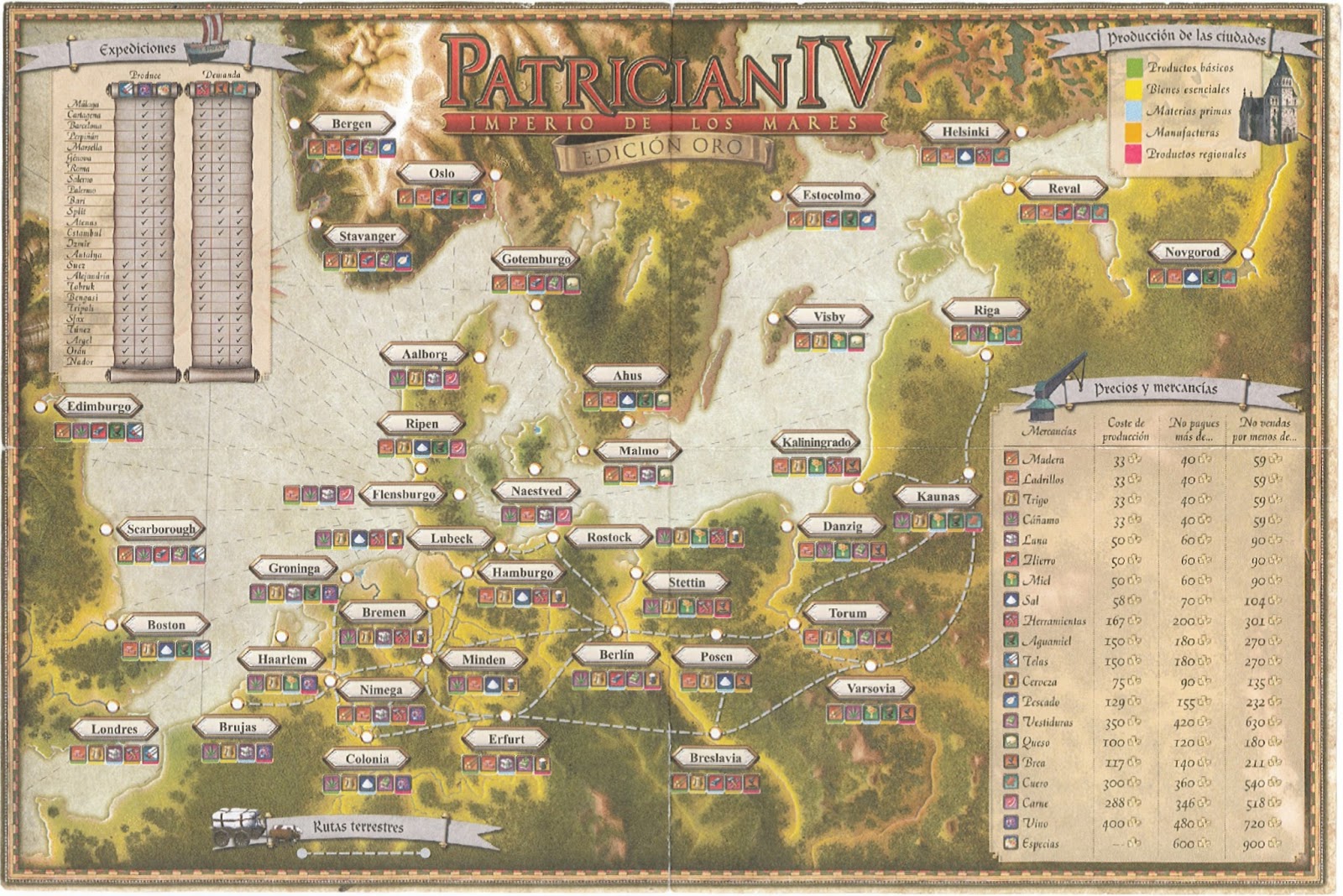 Los clicks de Clack Horus: Mapa Map Patrician 4