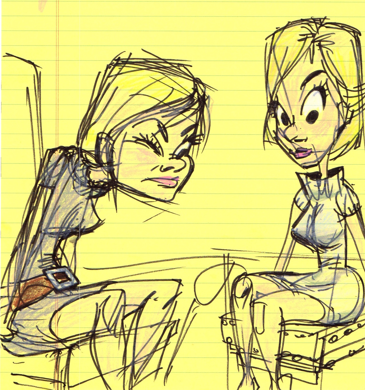 John K Stuff Yellow Pad Doodles john-k-stuff-yellow-pad-doodles
