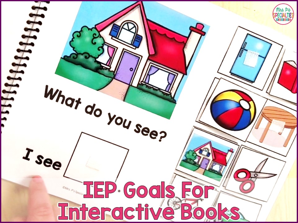 6 IEP Goals To Target With Adapted Books · Mrs. P's Specialties