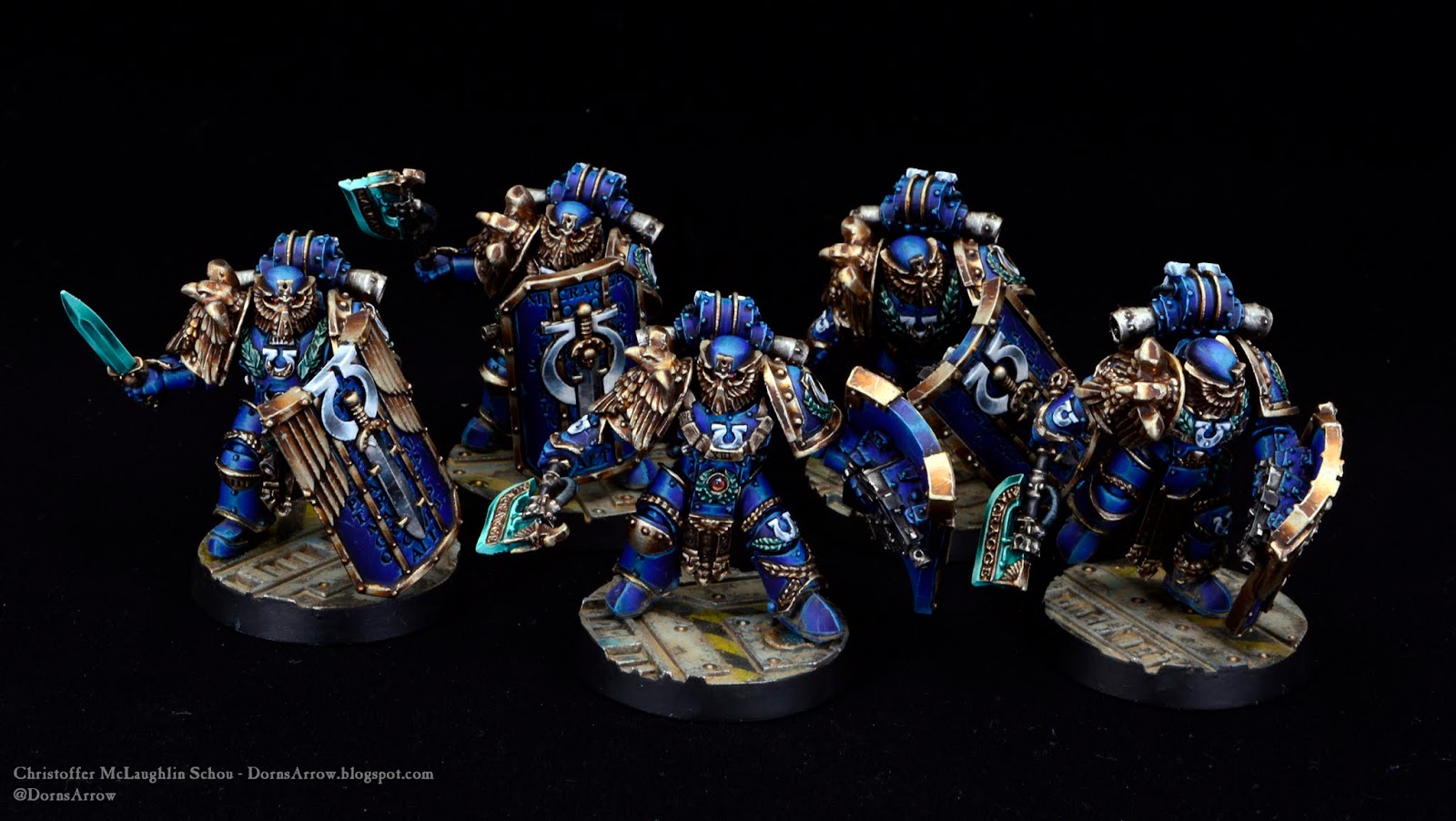 Warhammer 40K B Boarding Shield Forgeworld ULTRAMARINES INVICTARUS ...