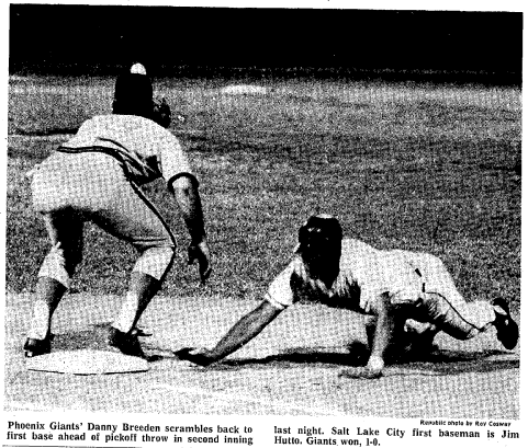 Random Former Major League Baseball Player of the Day: Danny Breeden