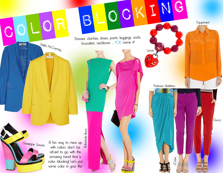This is where the story begin ..: ColoR BlocKinG