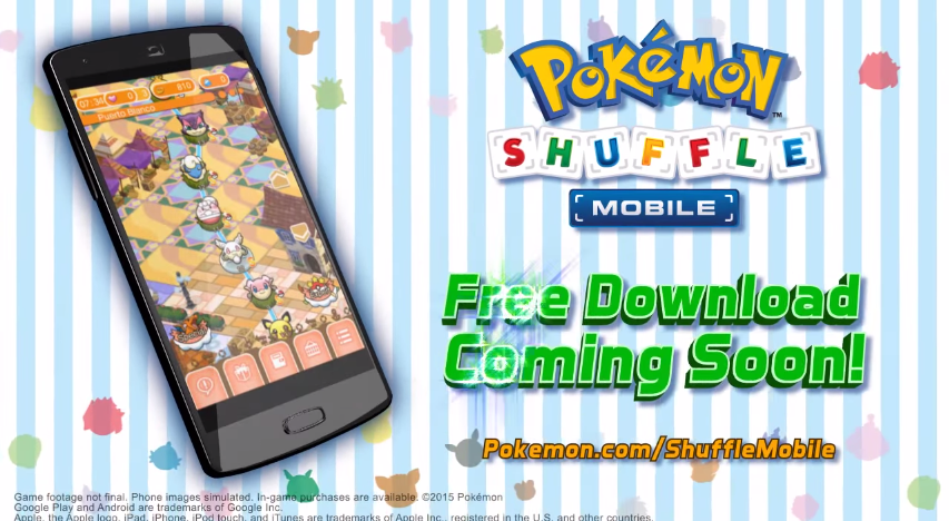 Sucesso no 3DS, Pokémon Shuffle chegará a dispositivos Android e iOS ...