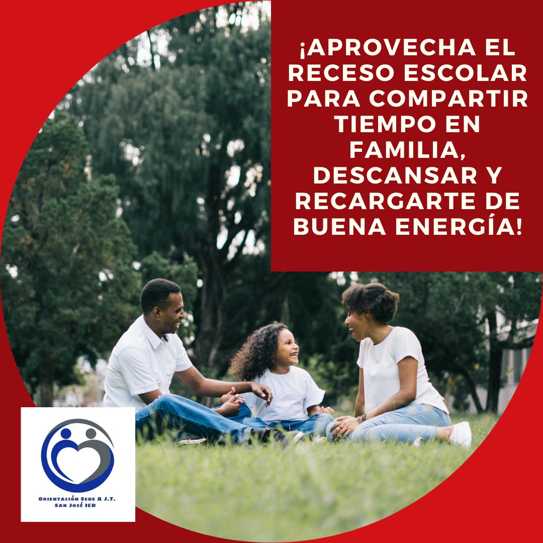 Orientación escolar Jornada Tarde: APROVECHA EL RECESO