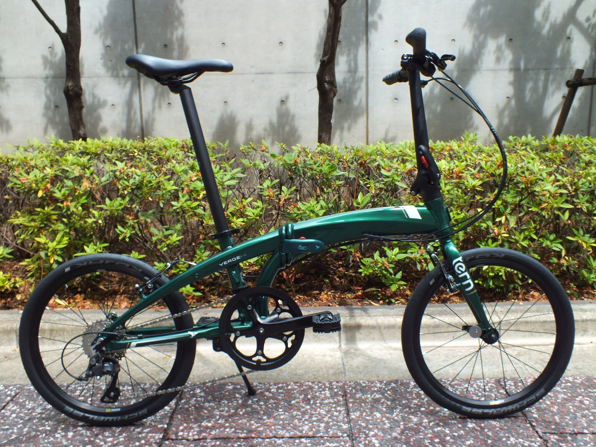 avelo Bicycle shop | アヴェロ バイシクル ショップ 浦和: Tern Verge N8 Green/White (Gold) | ターン ヴァージュ N8 グリーン ...