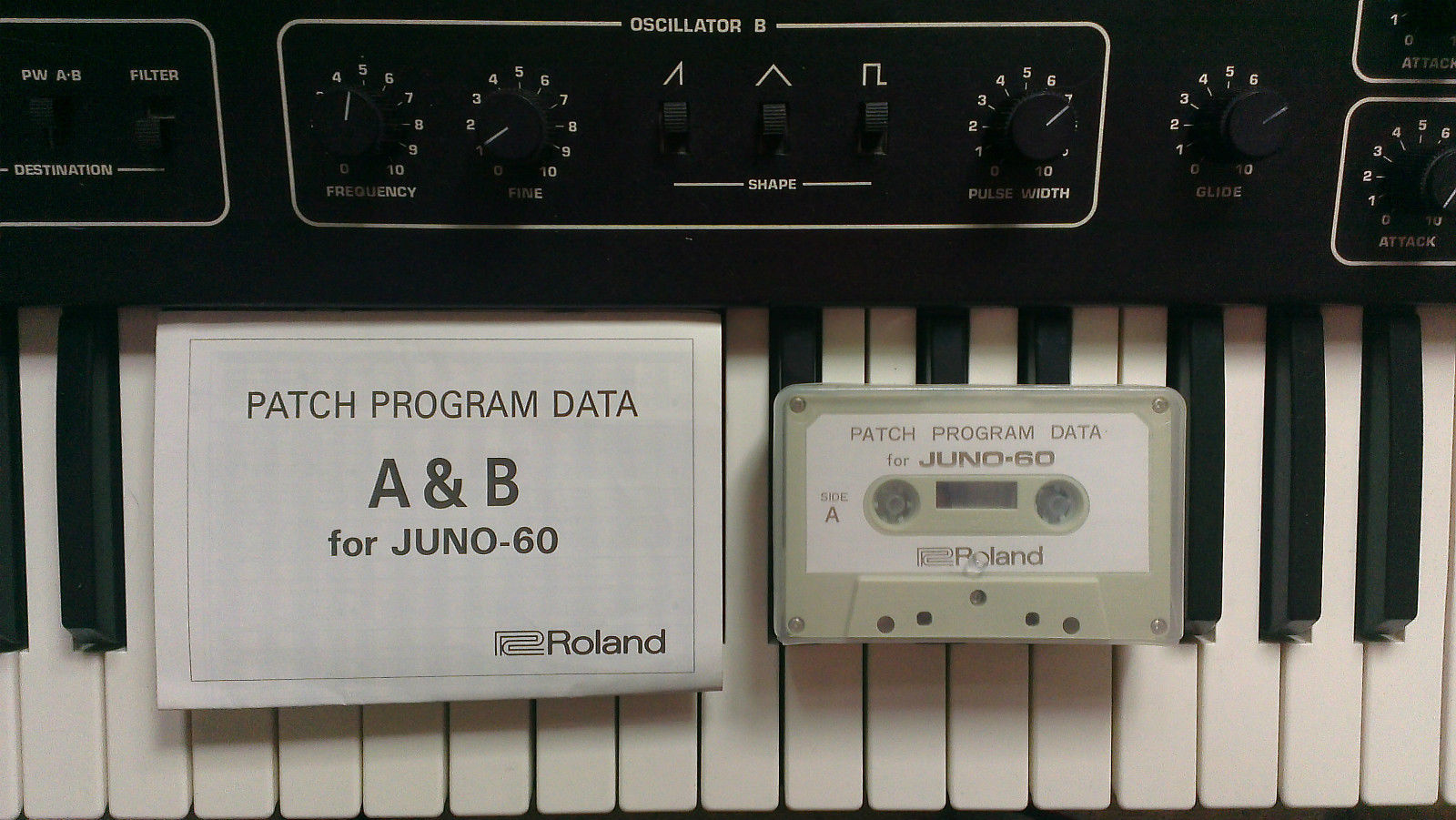 MATRIXSYNTH: Original Roland Juno 60 Analogue Synth Factory Patch Tape ...