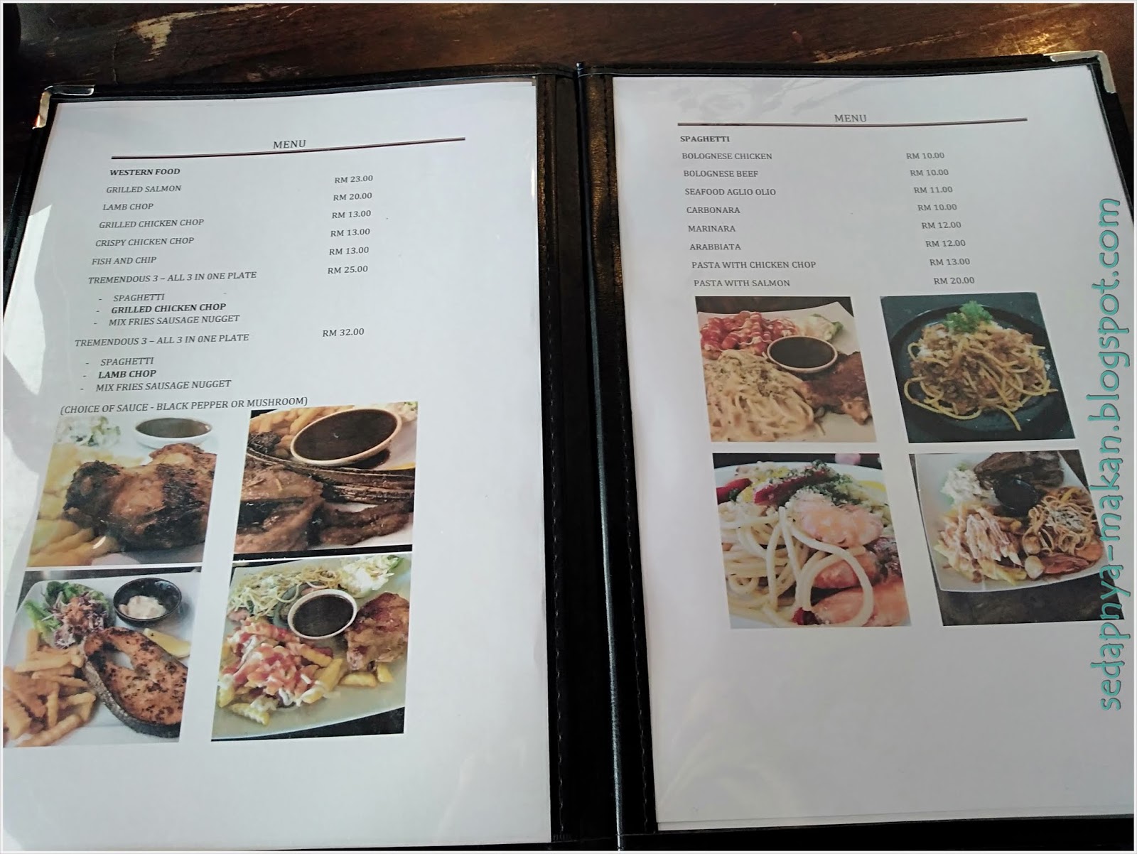 MaKaN JiKa SeDaP: Western food di Deif Kaffee, Manjung Perak