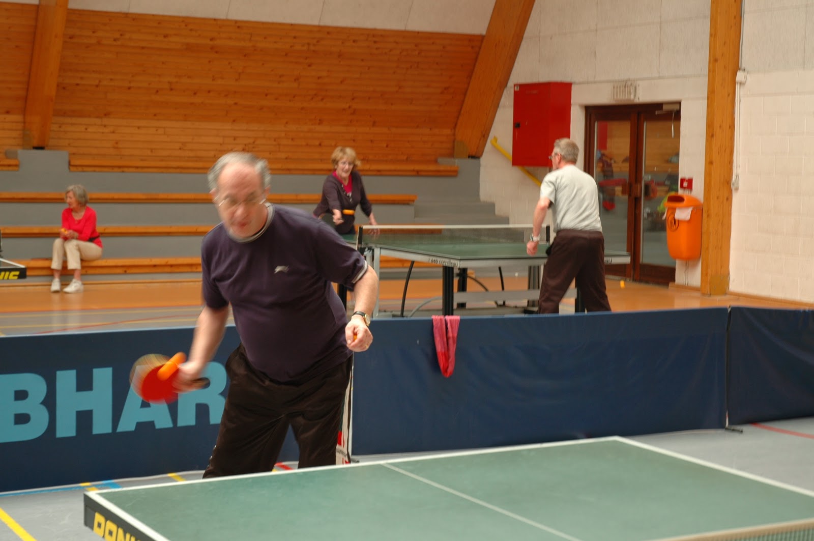 Ping Pong Seniors: Entrainement le lundi et le mercredi de 10 à 12H00
