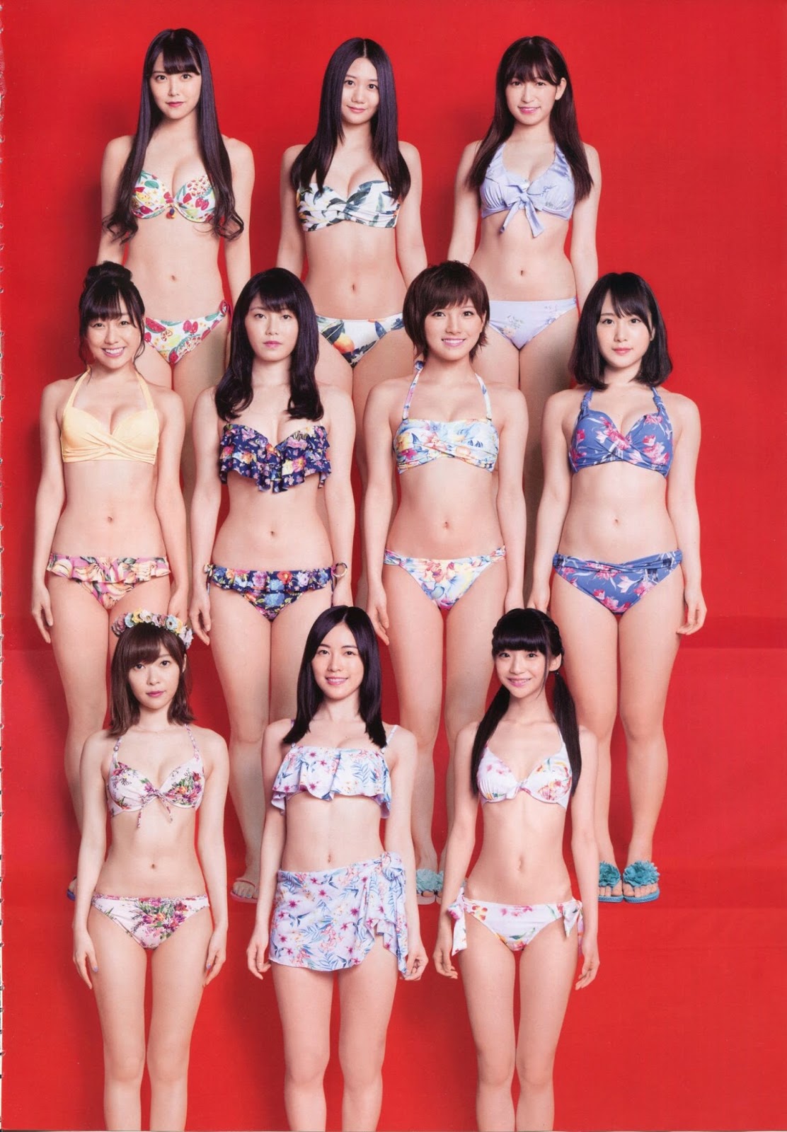 Akb48 Senbatsu Members 5 10 Akb48 Mizugi Surprise Happyou 2017 Akb48総