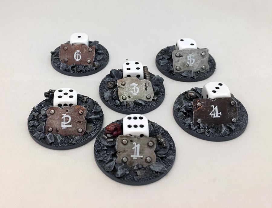 Sword of templar: Terrain Showcase - Objective markers