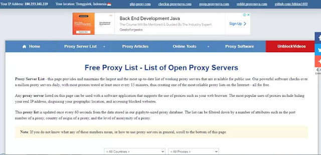 8 Situs Proxy Gratis Terbaik - Brankaspedia - Blog tutorial dan tips
