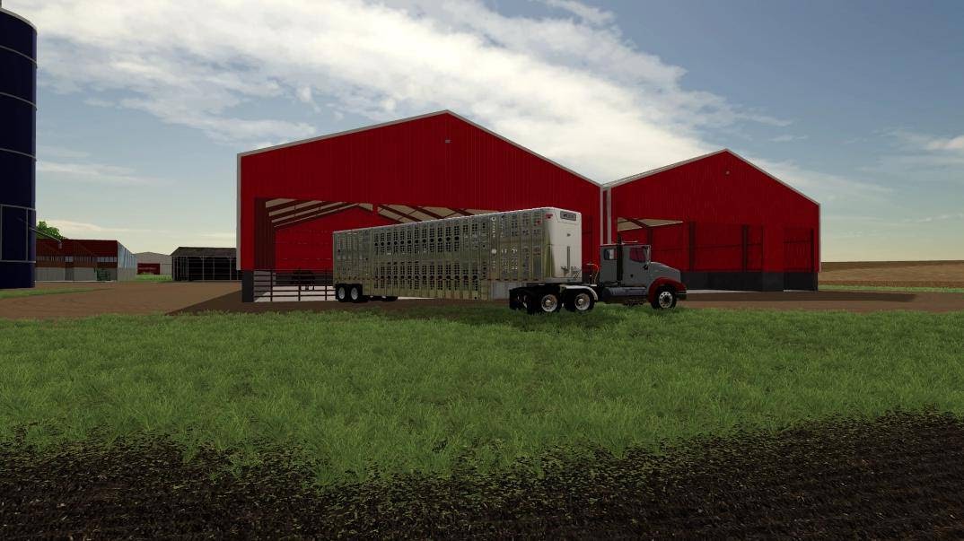 FS19 Lazy E Feedlot Building v1.0 - FS 19 & 22 USA Mods Collection