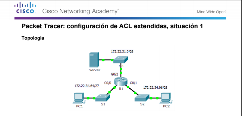 REDES WAN: ACTIVIDAD 17 PRÁCTICA ACLS EXTENDIDAS