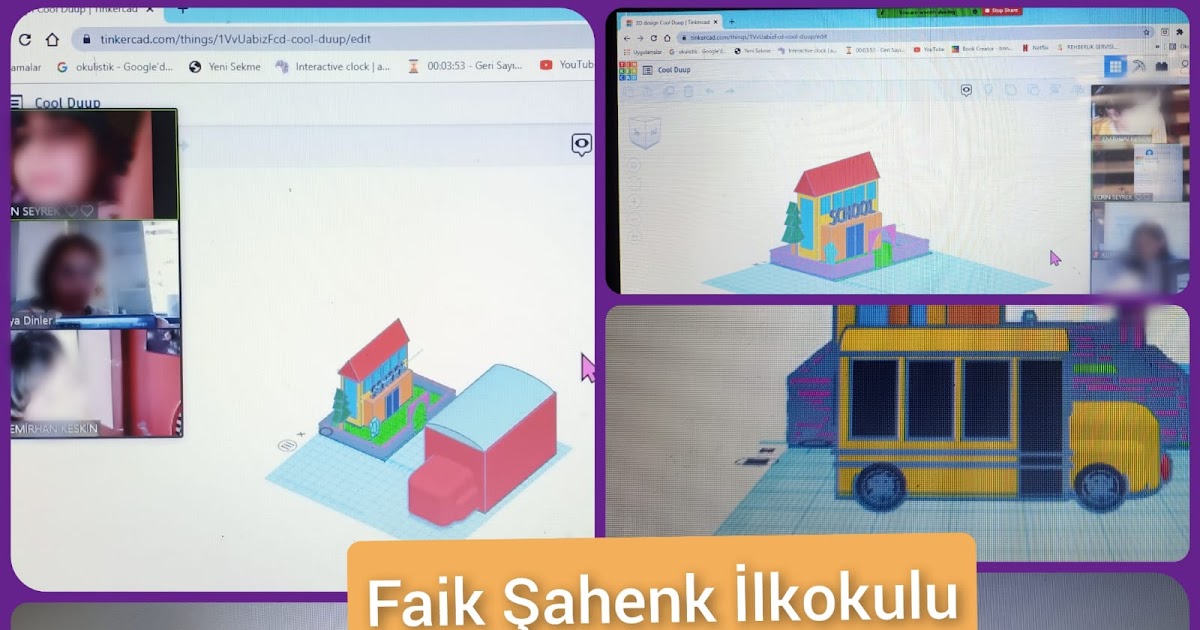 Tinkercad ile 3D Tasarım Görevi