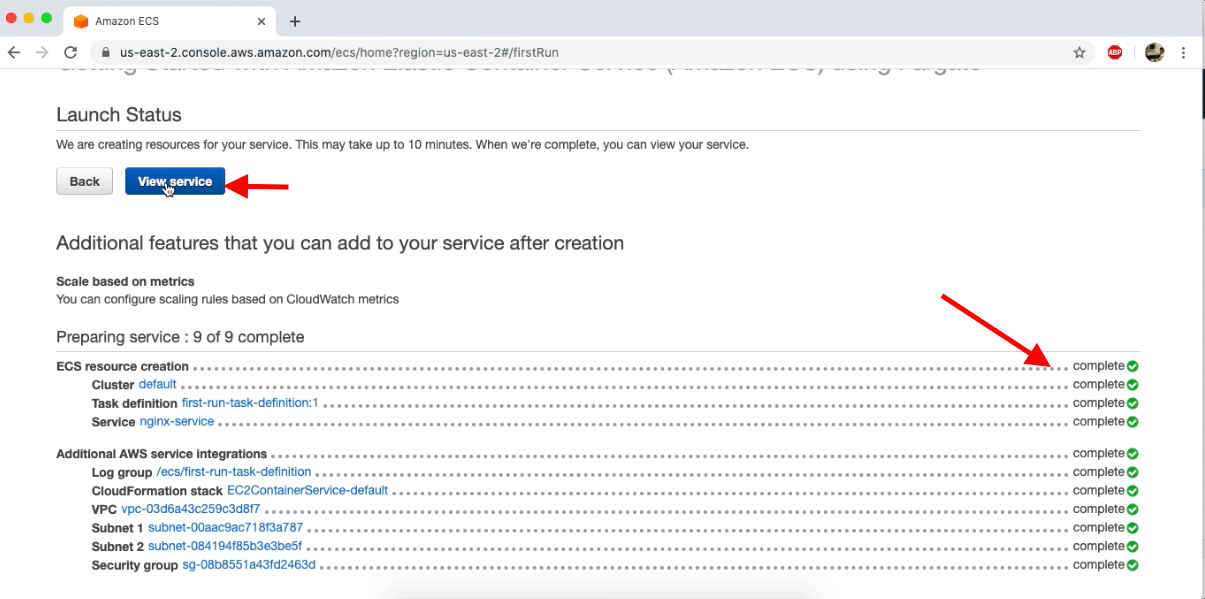 AWS - Create An Nginx Container Using Fargate
