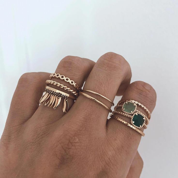 Fancy multiple rings