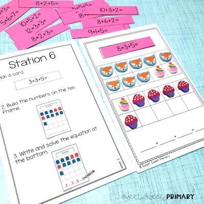 Teaching Addition to 20 in First Grade | The Tahoe Teacher
