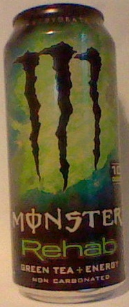Caffeine King: Monster Rehab Green Tea Energy Drink Review