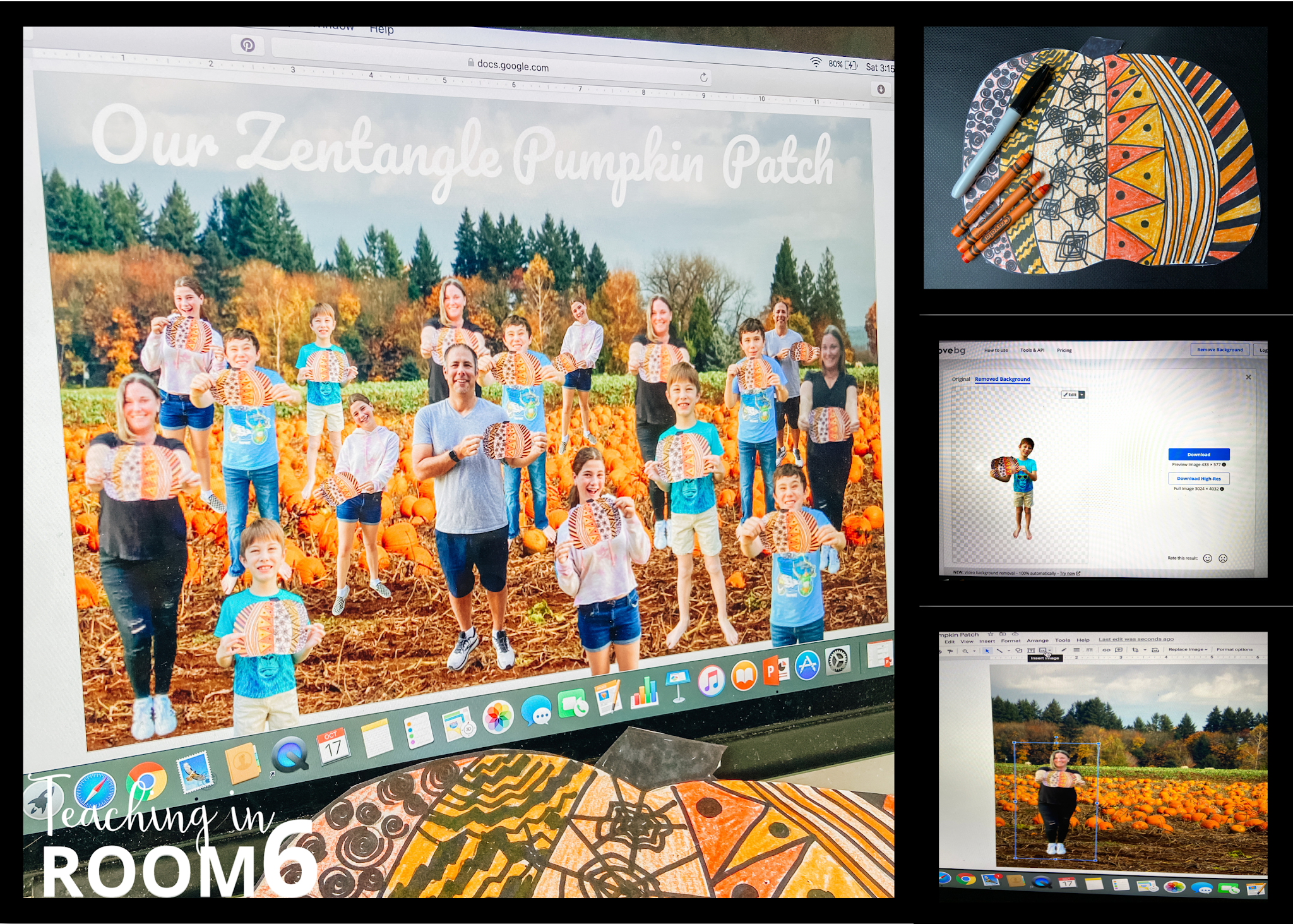 Our Zentangle Pumpkin Patch | Teaching in Room 6