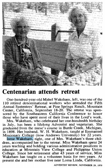 Filipino Adventist Network: Drs James and Irene Wakeham Lee