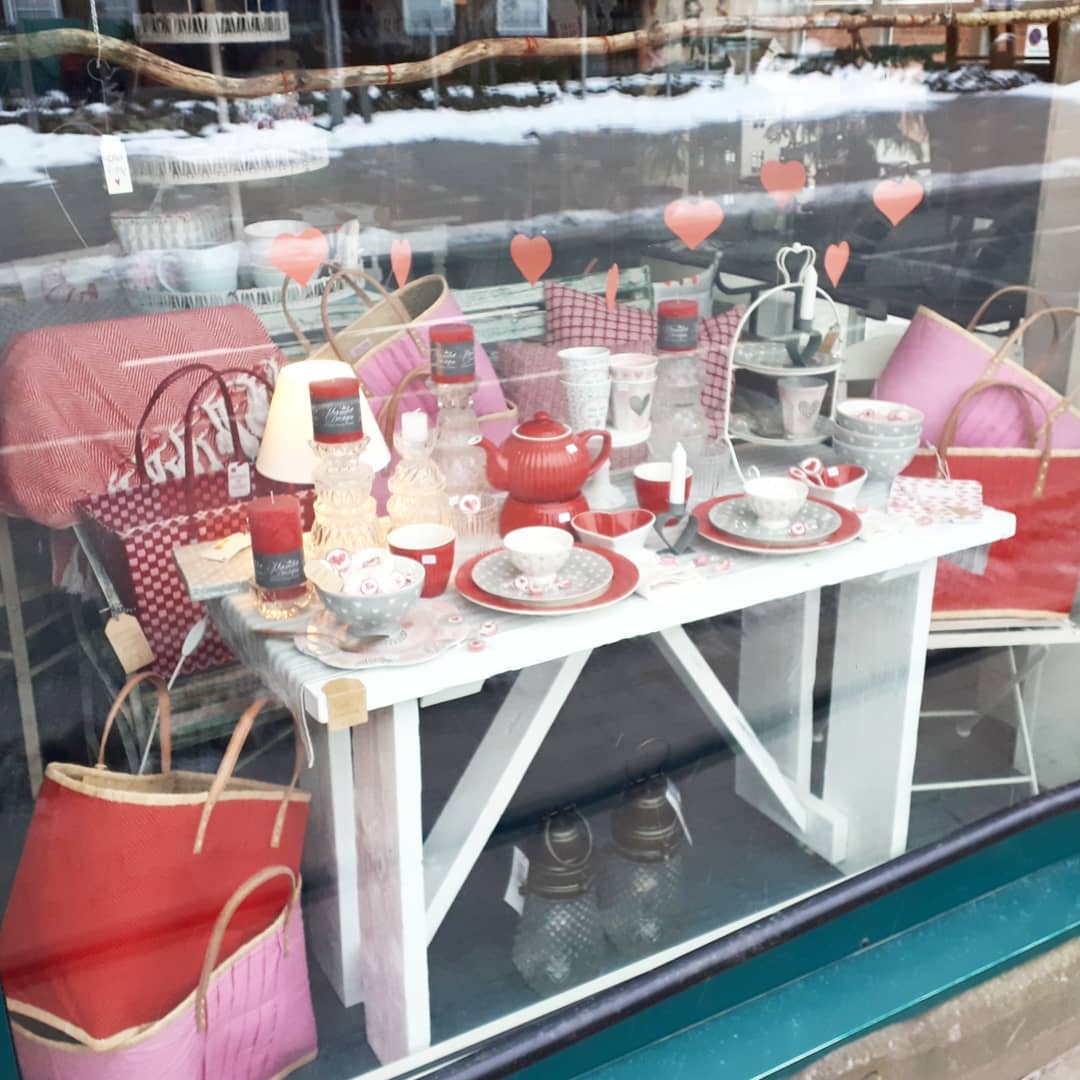 Sallys Zuhause: Happy Valentine - Schaufenster