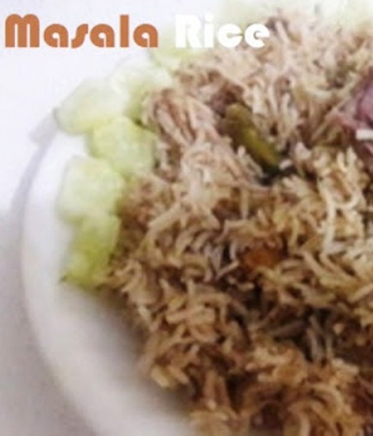 Masala Rice Recipe - Yummy Traditional