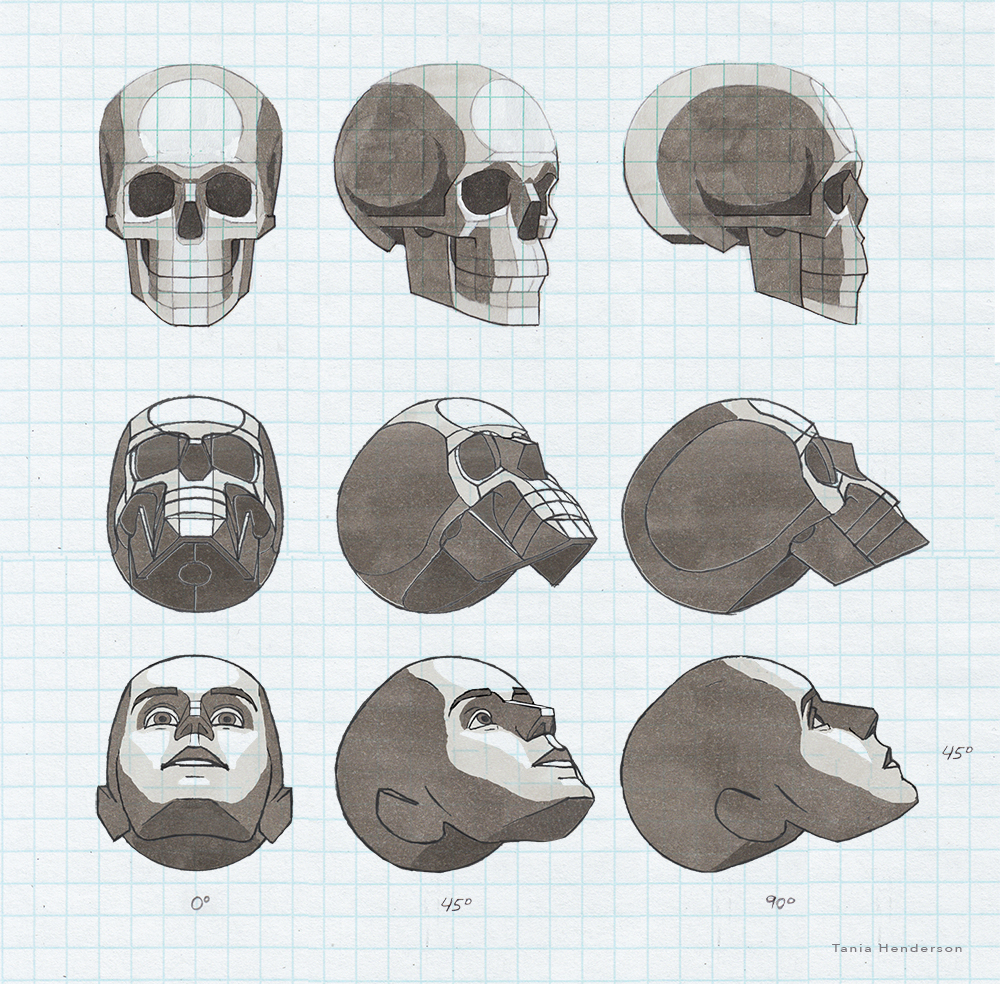 Draw Speak: Head Angle Diagrams