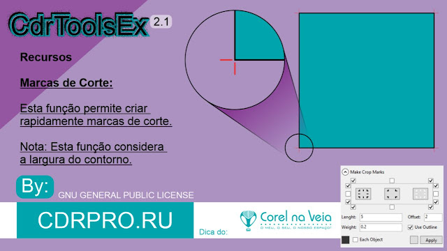 CDRTools EX Coletânea de Macros FREE For CorelDRAW 2019 - Corel na Veia
