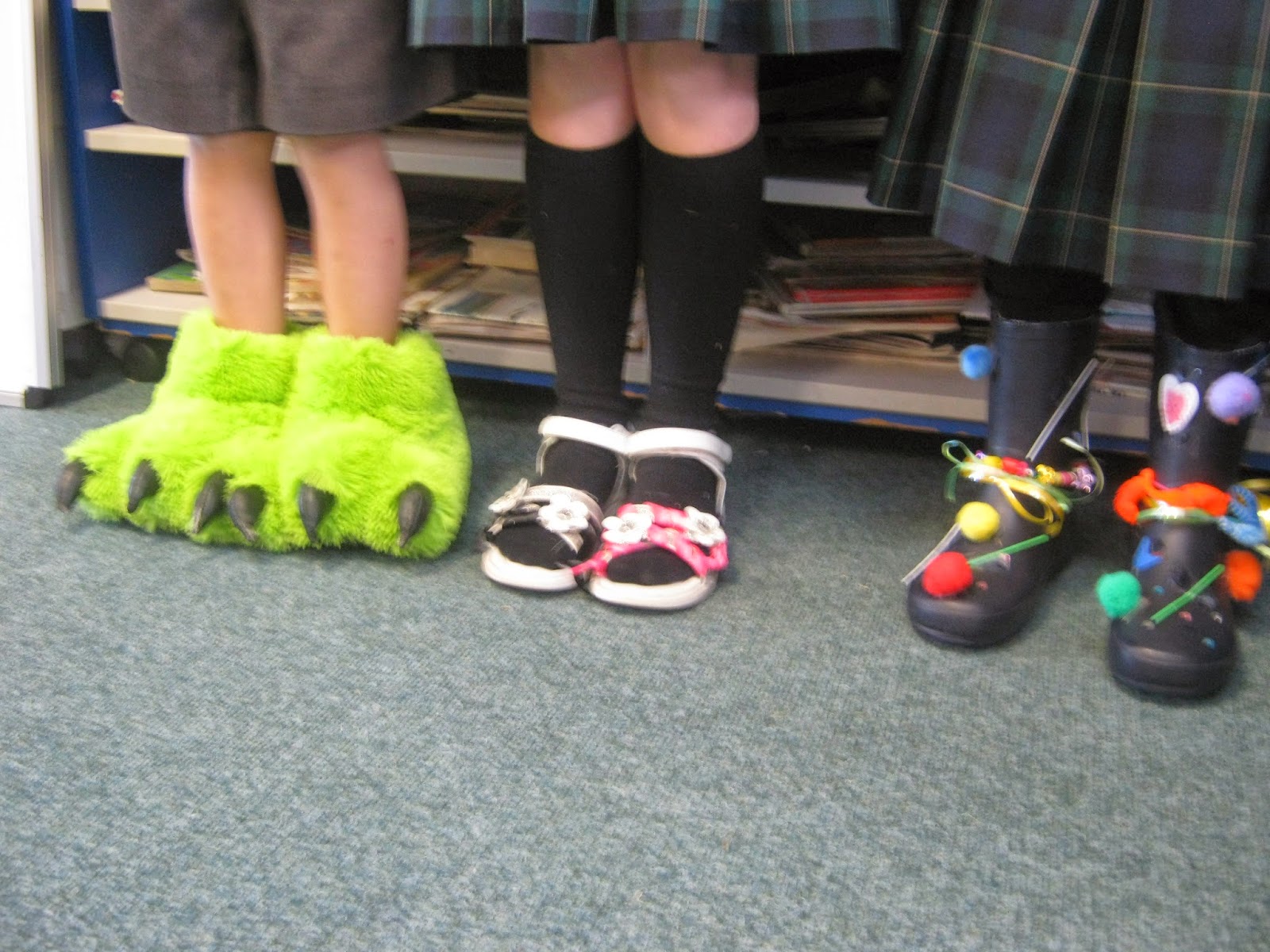 Kids at Work!: Wacky Shoe Day