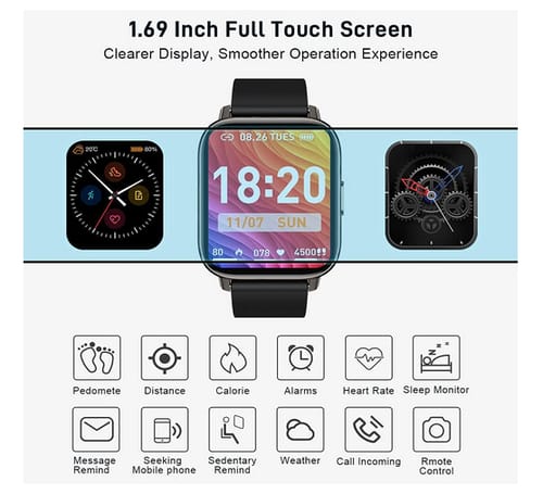 Review Motast P32 24 Sports Modes Fitness Tracker Smart Watch