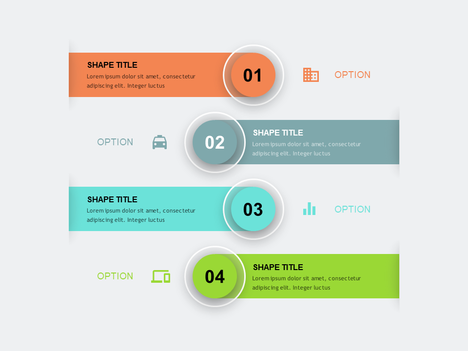 Circle Number List PowerPoint Templates - PowerPoint Free