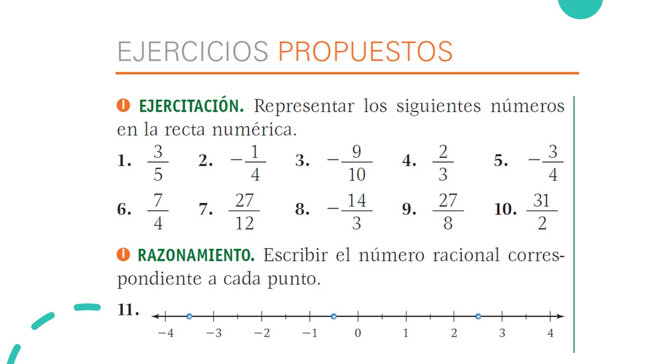 MATEMÁTICAS: Números Racionales. Grado 8