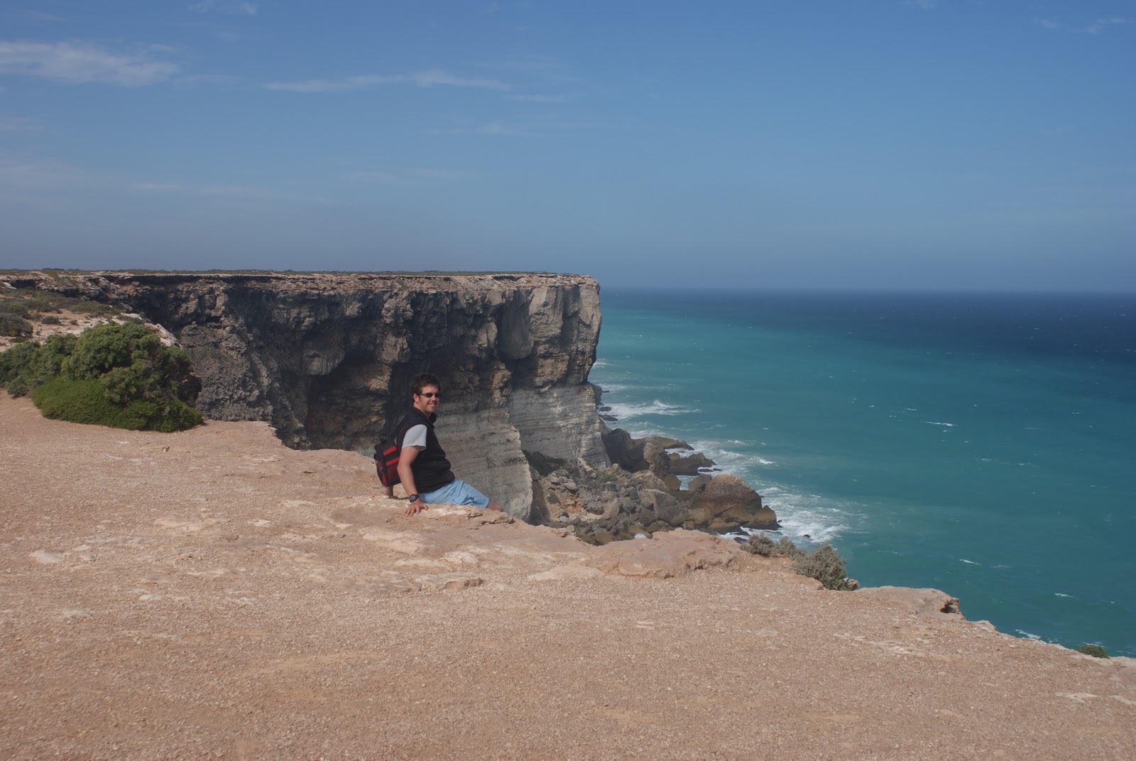 Nele & Andrew Around Oz: Bunda Cliffs, SA